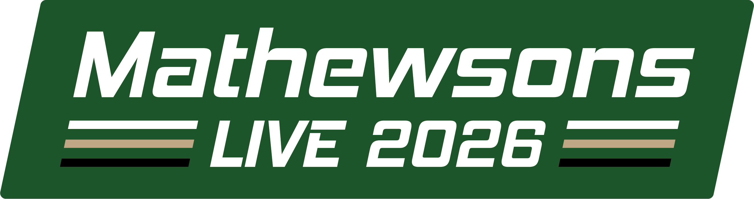 Mathewson's Live 2026 - Internet Entry Form